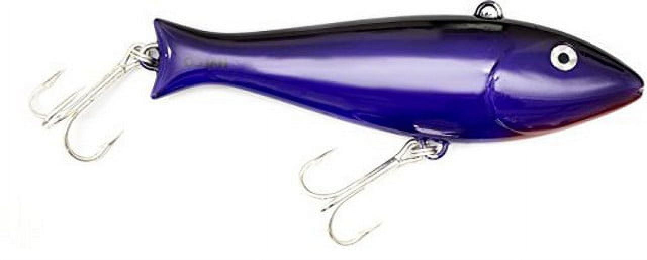 Halco Giant Trembler Lipless Minnow Trolling Plug w/Rattle, 7", Purple ...