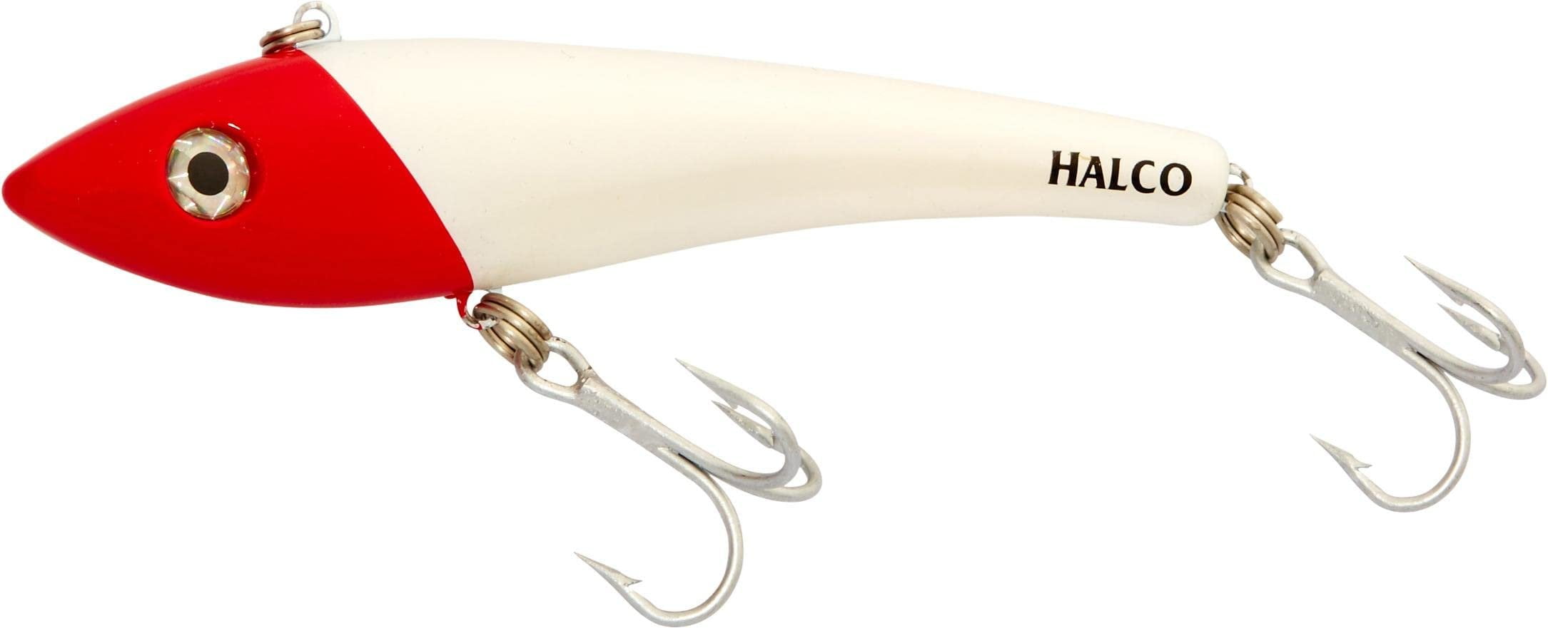 Halco Max 130 Casting/Trolling Plug, #H53 White Redhead, 5 1/4", 2 7 ...
