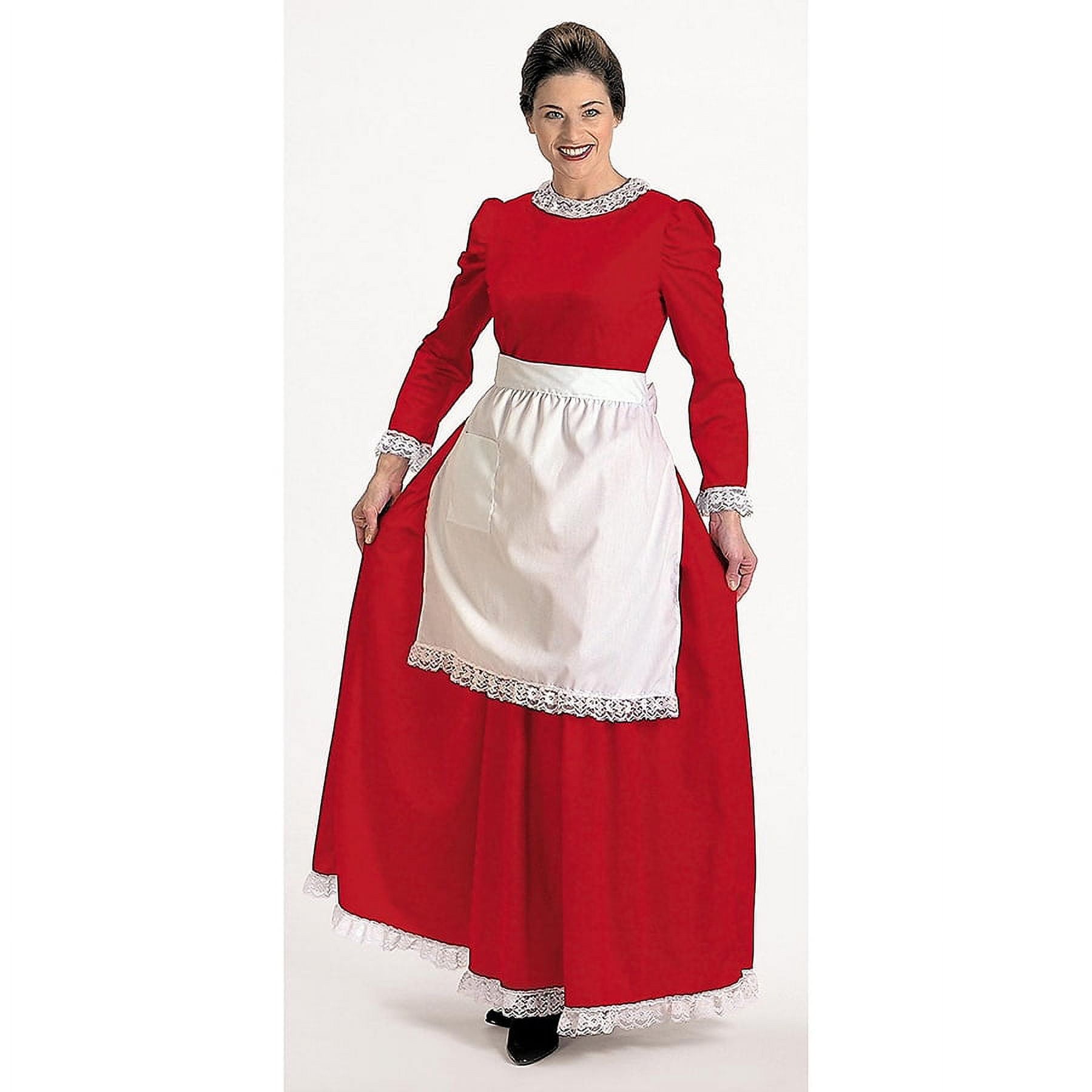 Halco Women's Mrs. Claus Christmas Charmer Dress Costume - Size Medium ...