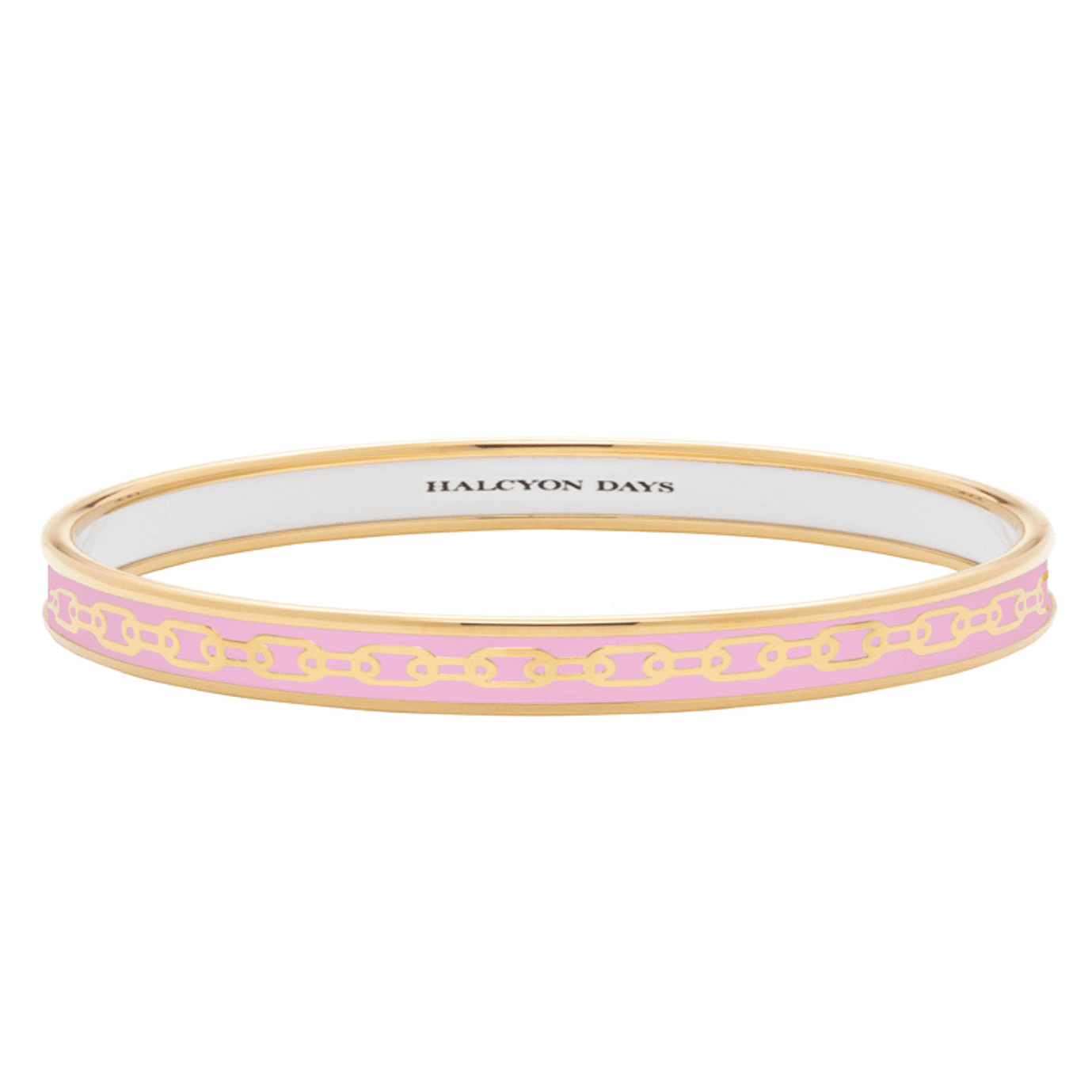 Halcyon Days - 6mm Chain - Pale Pink - Gold - Bangle - Medium - PBCHA2606GM - Walmart.com