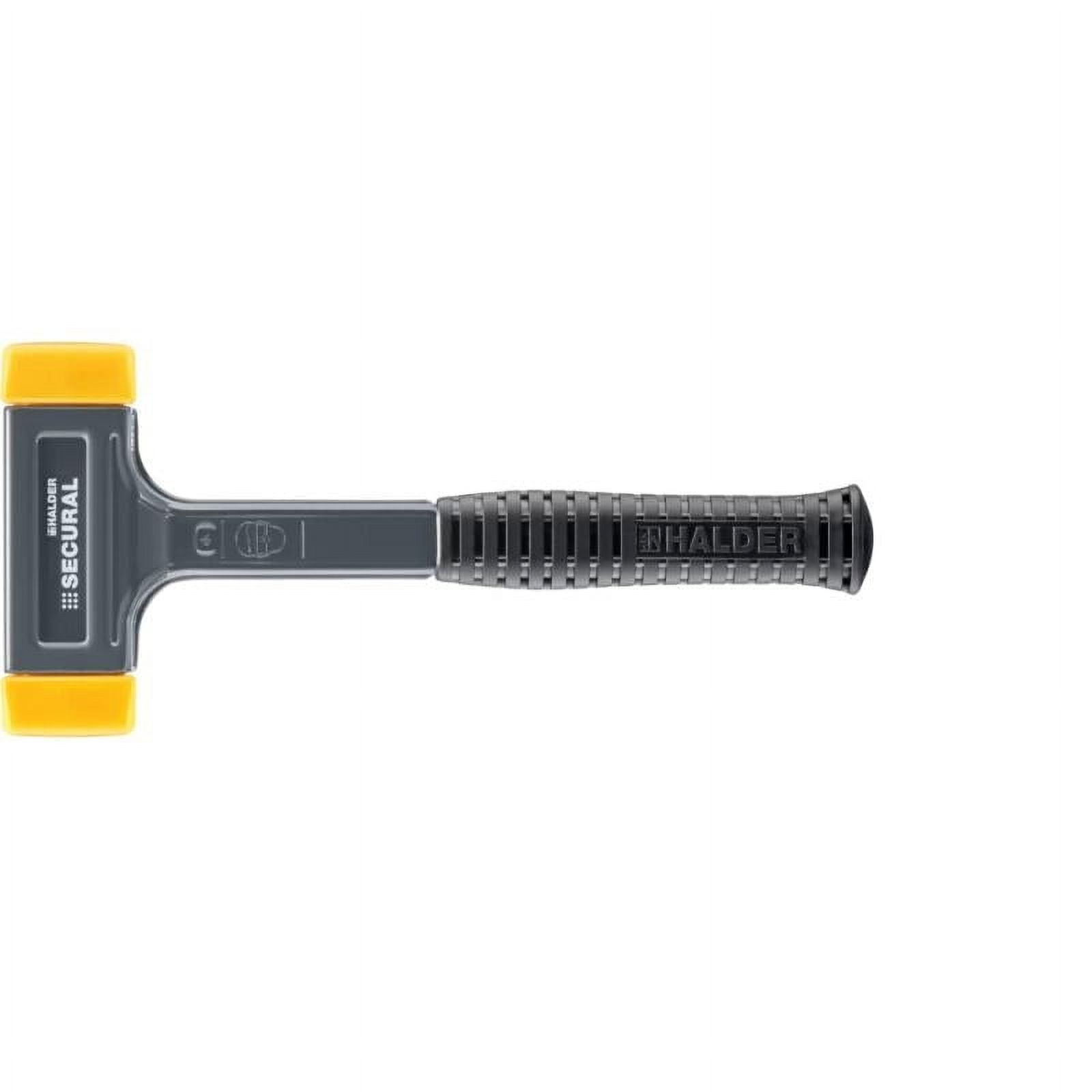 Halder 3380.045 Secural Dead Blow Hammer, Polyurethane Face Inserts ...