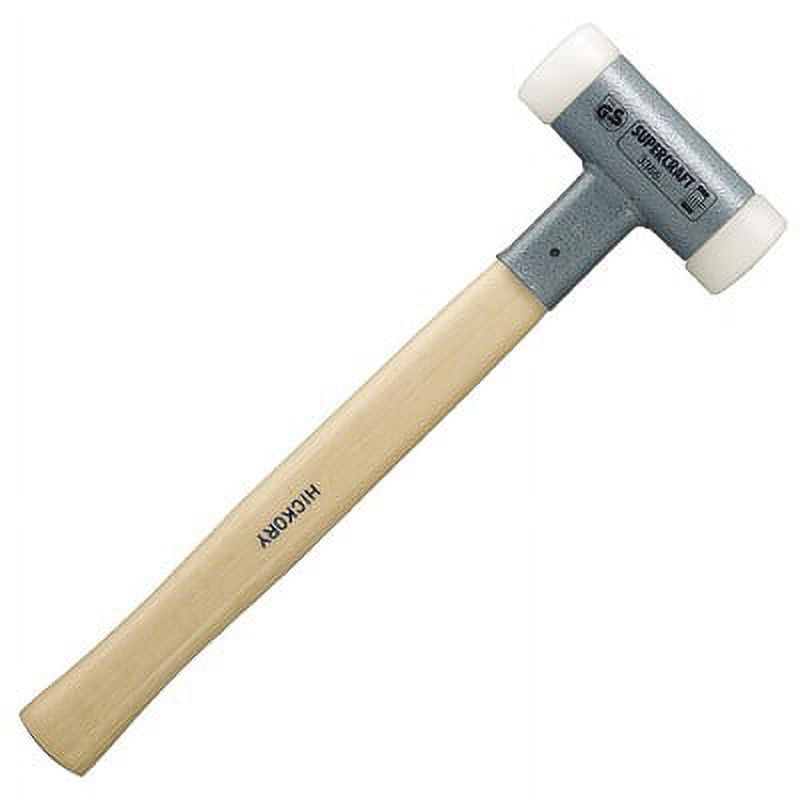 Halder SUPERCRAFT 19 oz. Hard White Nylon Insert & Hickory Handle Dead ...