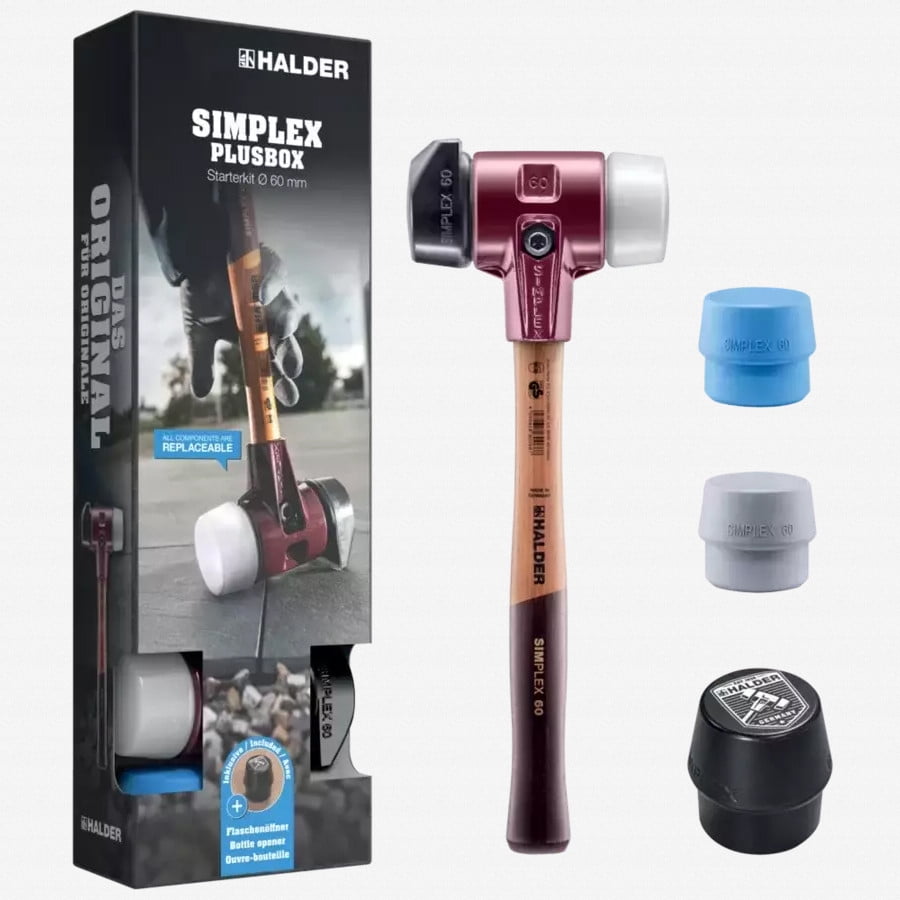 Halder Simplex Plus Box 80 mm Mallet Starter Kit, 4 Pieces - Walmart.com