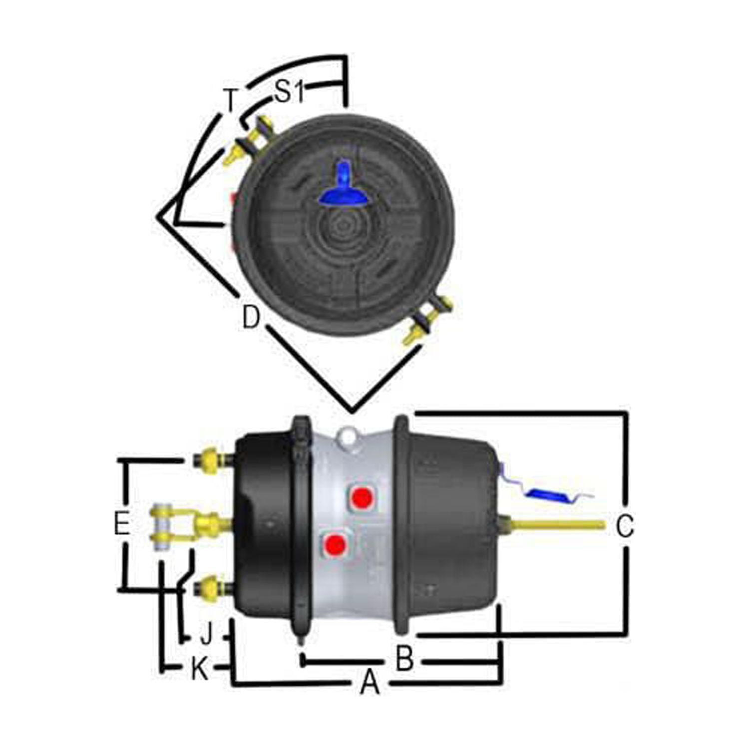 Haldex 3030GC CW 2.5 IN STK, 1 each, sold by each - Walmart.com