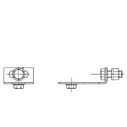 Haldex 42710296 Air Brake Adjuster (Aba) Bracket Flat Stud Style, For ...