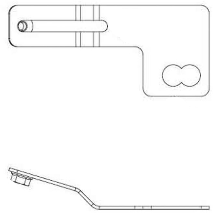 Haldex 42710600 Air Brake Adjuster (Aba) Bracket Bracket Style, Drive ...