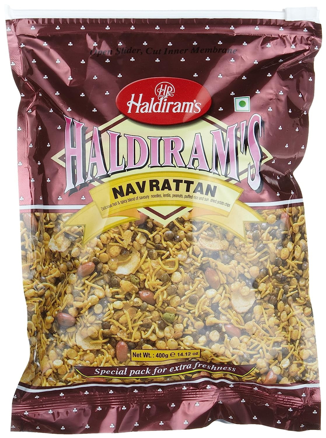 Haldiram Navratan Mix, 400-Gram Pouch (Pack of 5) - Walmart.com