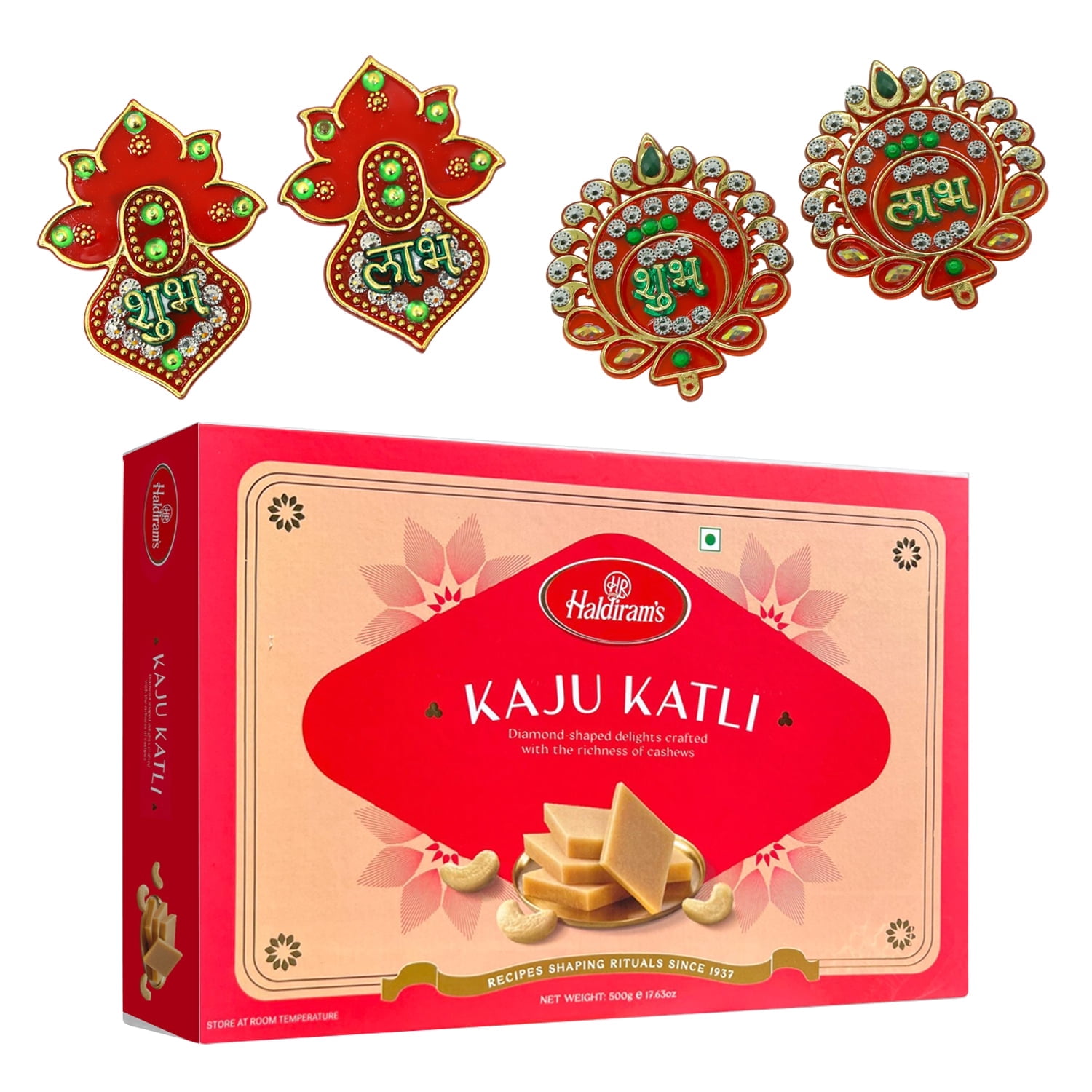 Haldiram's Kaju Katli Ladoo with One Diwali Sticker Combo 3 | Diwali ...
