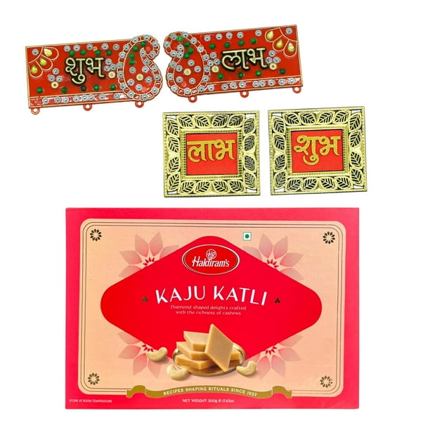 Haldiram's Kaju Katli Ladoo with One Diwali Sticker Combo 4 | Diwali ...