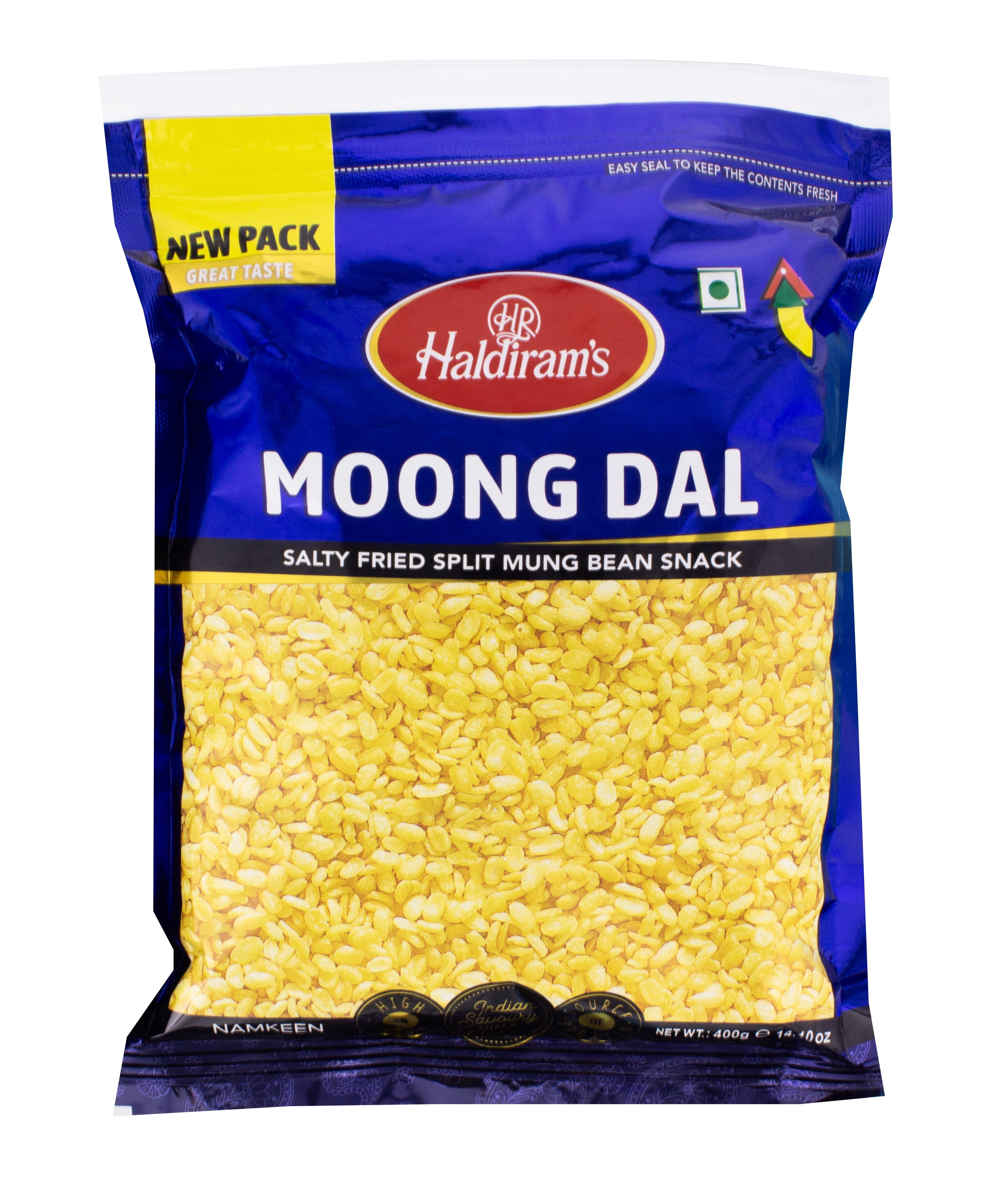 Haldiram's Indian Cooked Moong Dal Fried Mung Bean Snack - Walmart.com