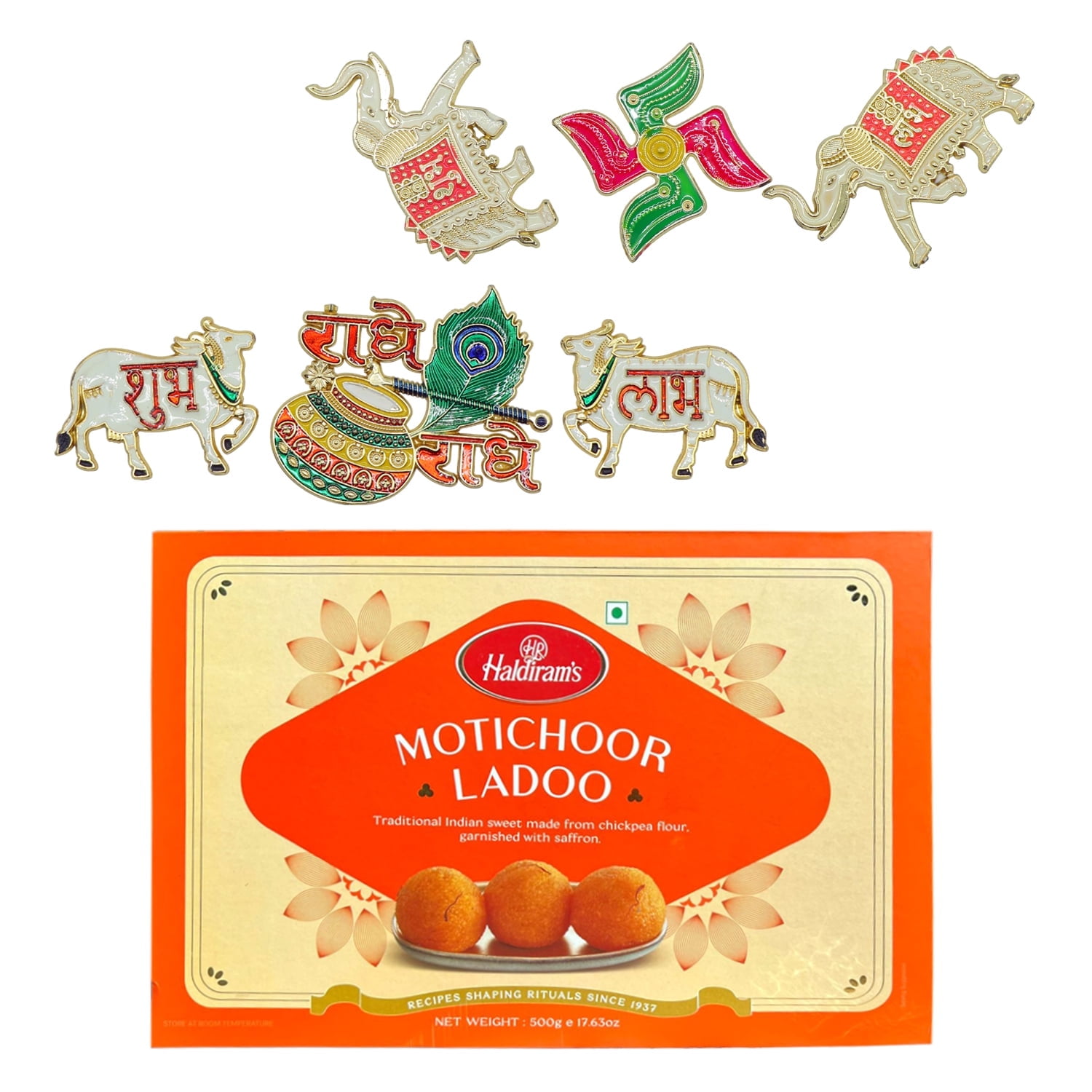 Haldiram's Motichoor Ladoo with One Diwali Sticker Combo 2 | Diwali ...