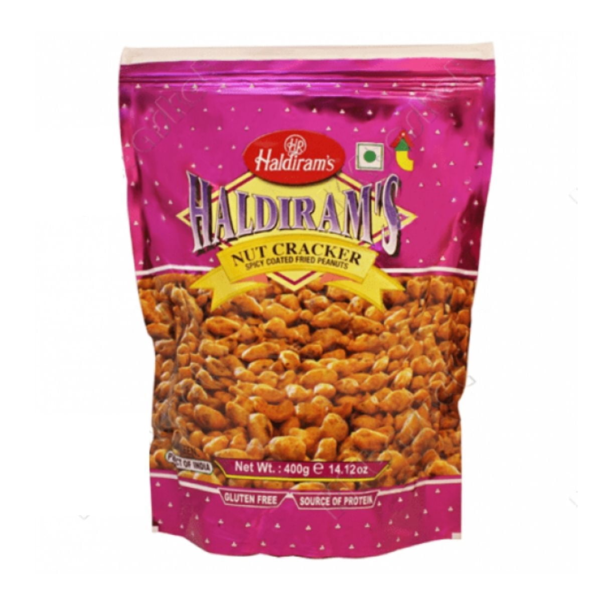 Haldiram's Nut Cracker Spicy Coated Fried Peanuts Snack, No Added MSG ...