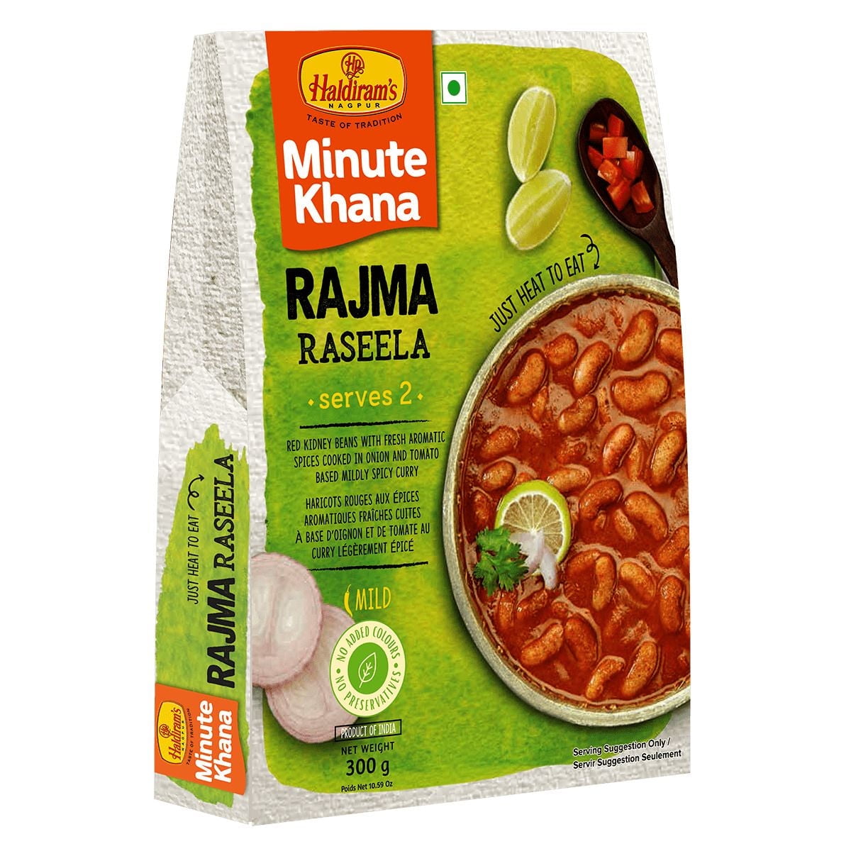 Haldiram's Rajma Raseela - Minute Khana (Ready-to-Eat) 10.5 oz box Pack ...