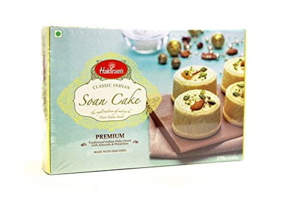 Haldiram's Soan Cake Desi Ghee - 250 Gm (8.8 Oz) - Walmart.com