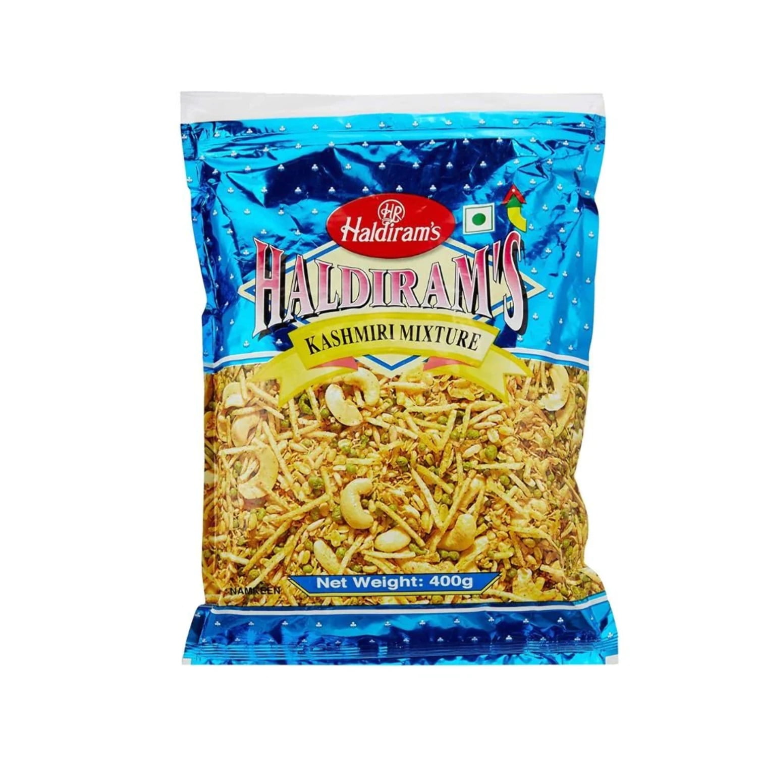Haldirams Indian Kashmiri Mixture Namkeen, 400g - Spicy Blend of Ingredients (Pack of 3 ...