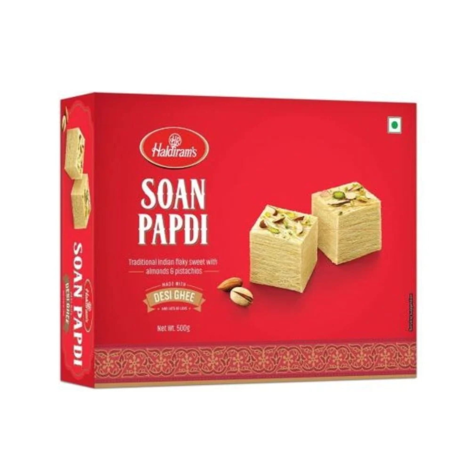 Haldirams Soan Papdi Made With Desi Ghee 500g - Walmart.com