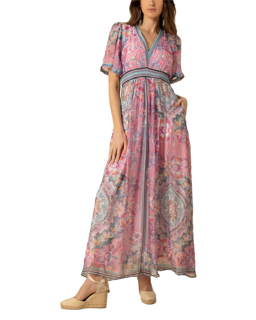 Hale Bob womens Jaliyah Silk-Blend Maxi Dress, xs - Walmart.com