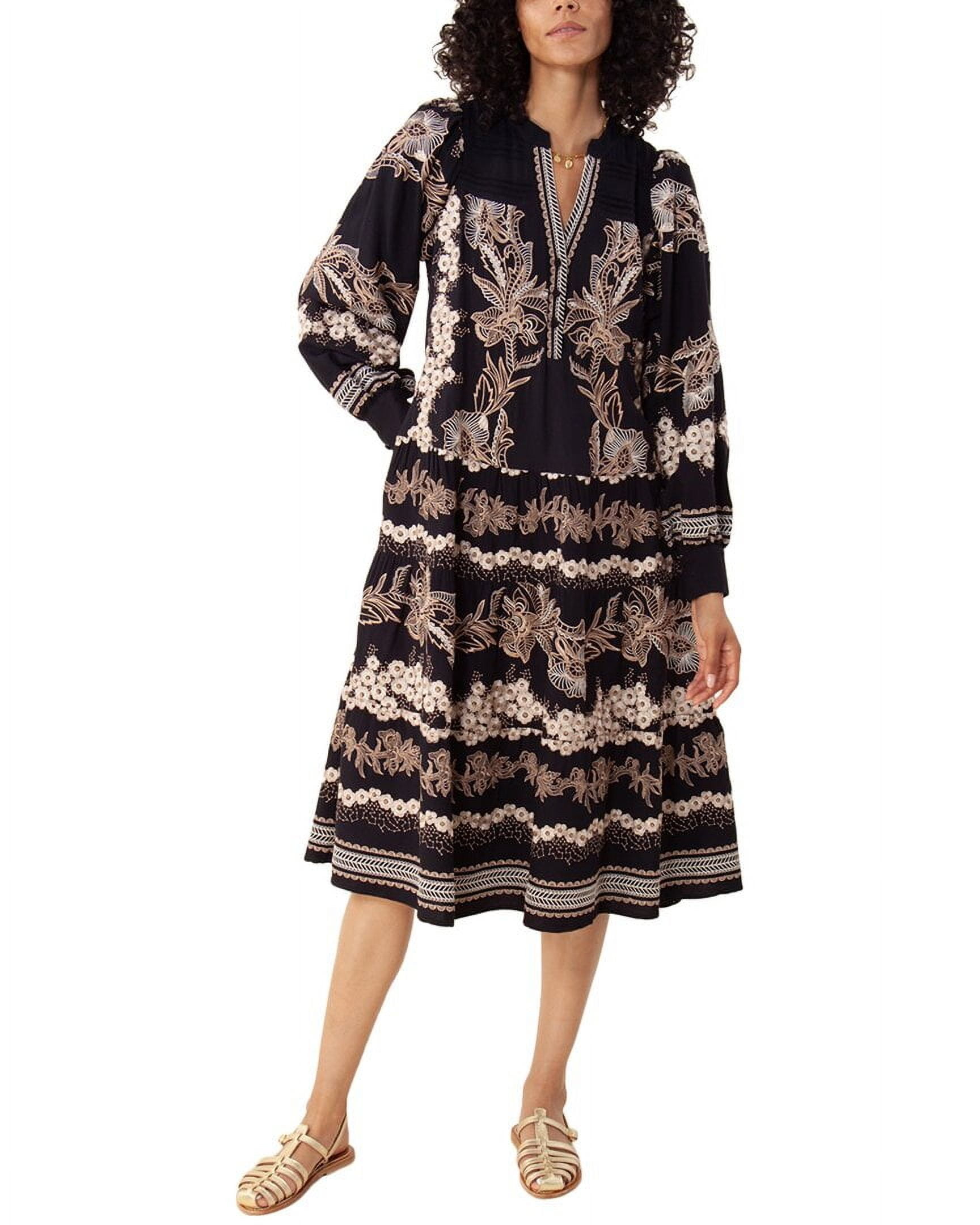 Hale Bob womens Tiered Mid Dress, m - Walmart.com
