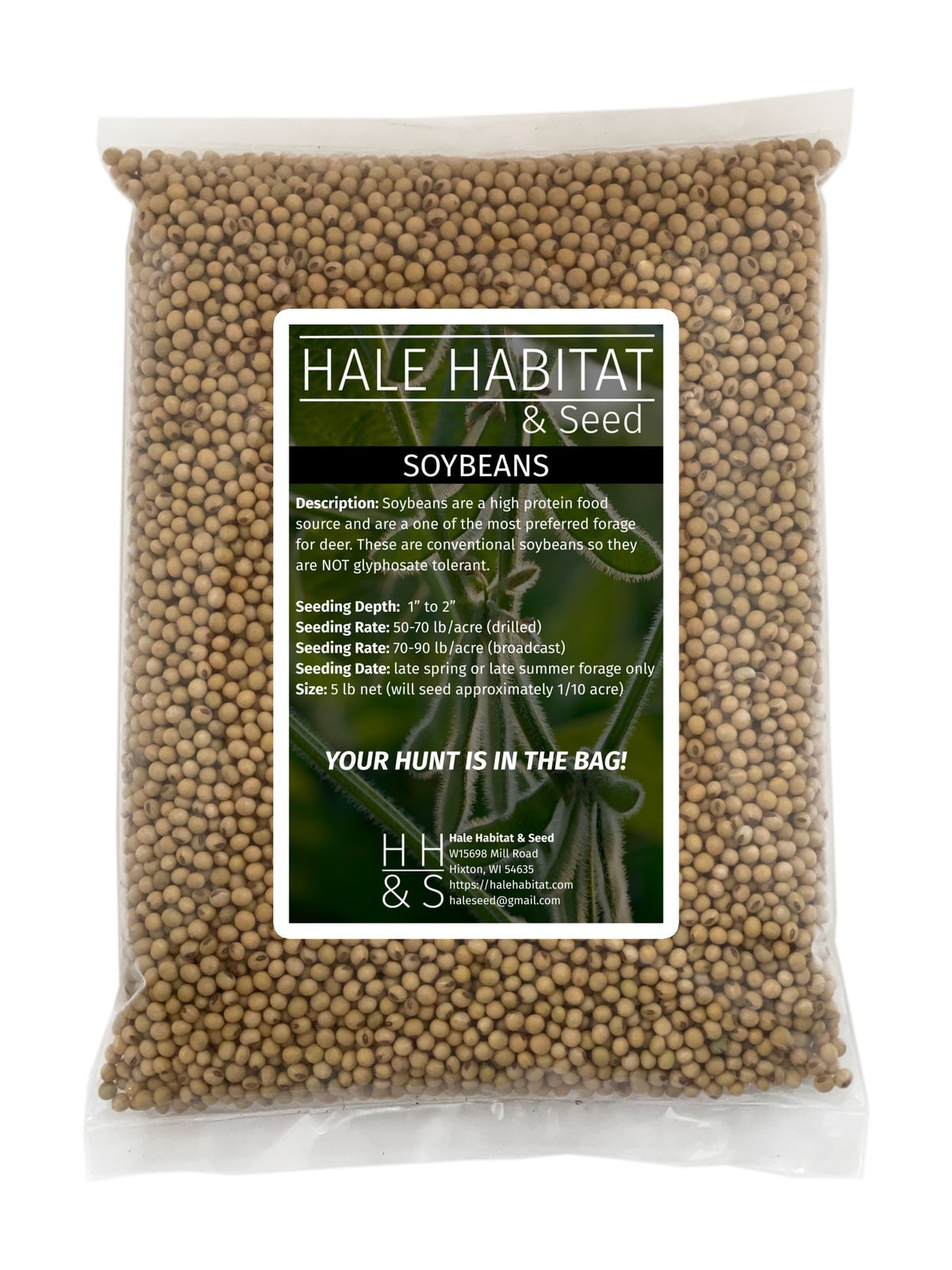 Hale Habitat & Seed Conventional Soybean Food Plot Seed, 5 lbs ...