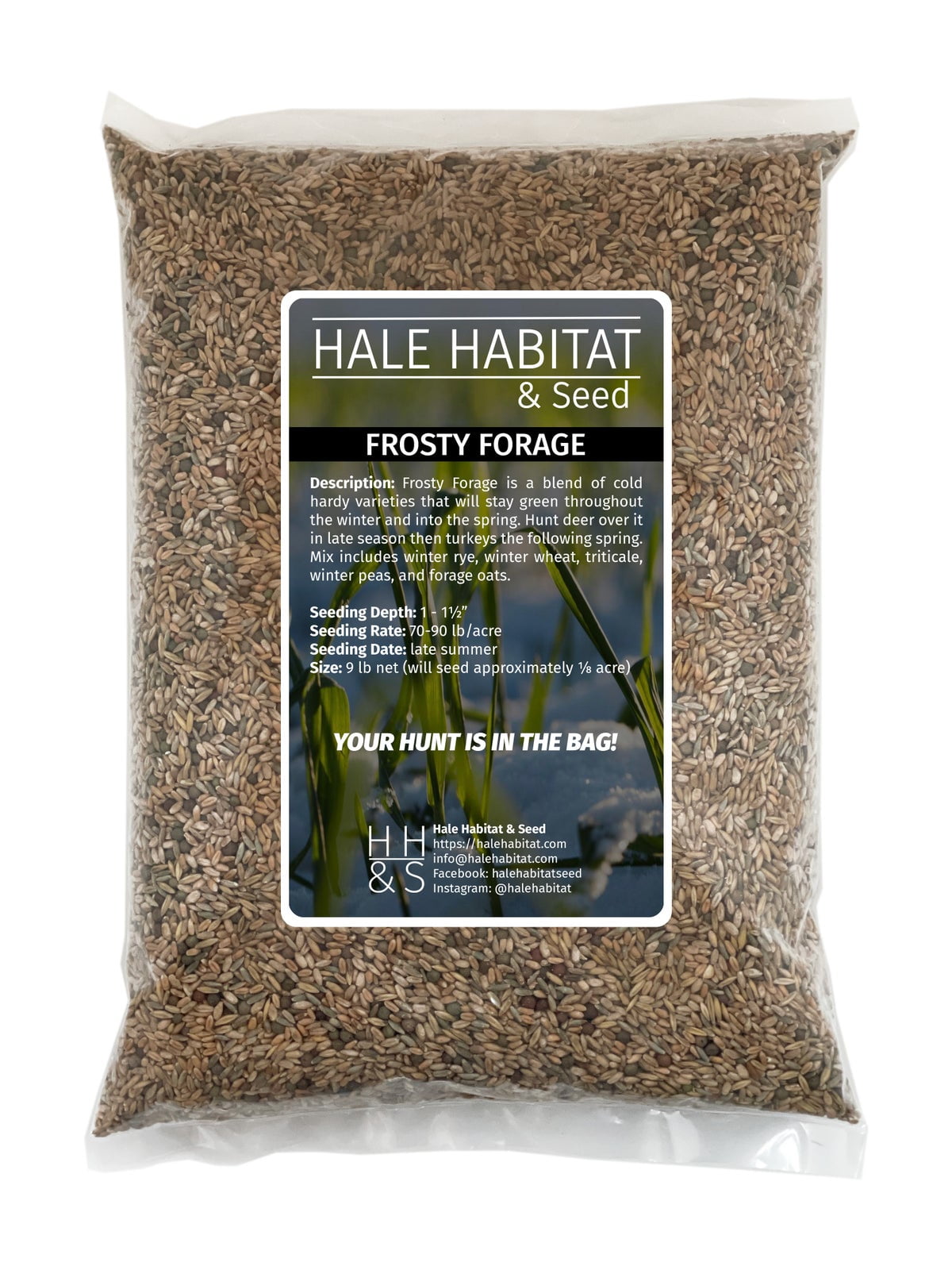 Hale Habitat & Seed Frosty Forage Food Plot Seed Mix, Highly Attractive ...