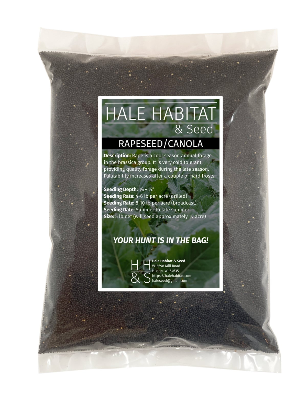 Hale Habitat & Seed Rapeseed Food Plot Seed, 5 lbs - Walmart.com