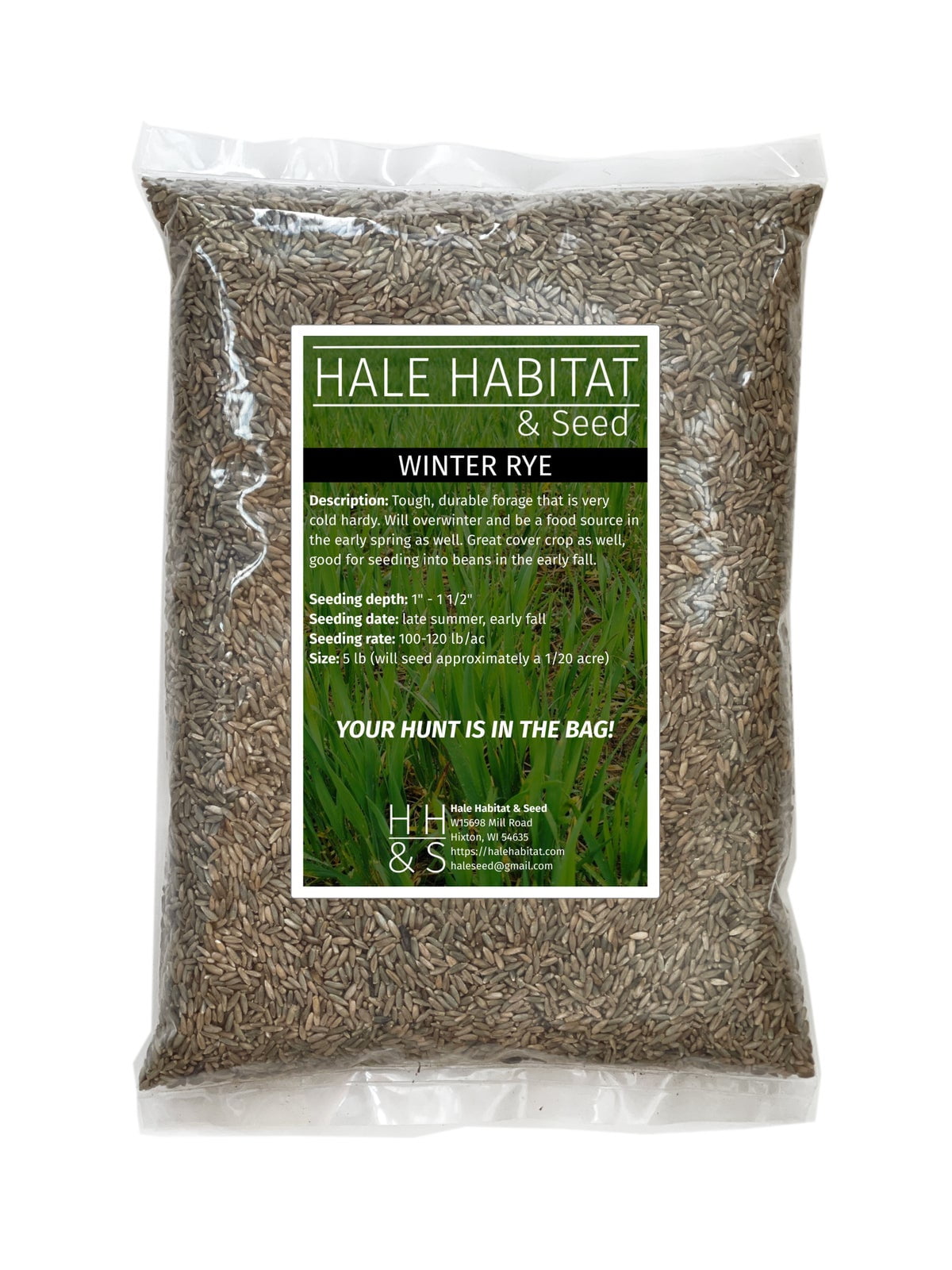 Hale Habitat & Seed Winter Rye Food Plot Seed, 5 lbs - Walmart.com