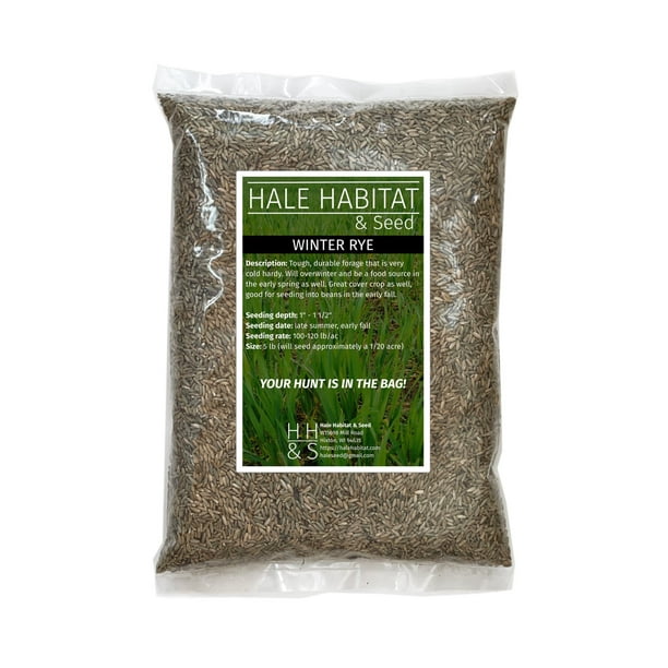 Hale Habitat & Seed Winter Rye Food Plot Seed, 5 lbs - Walmart Business ...