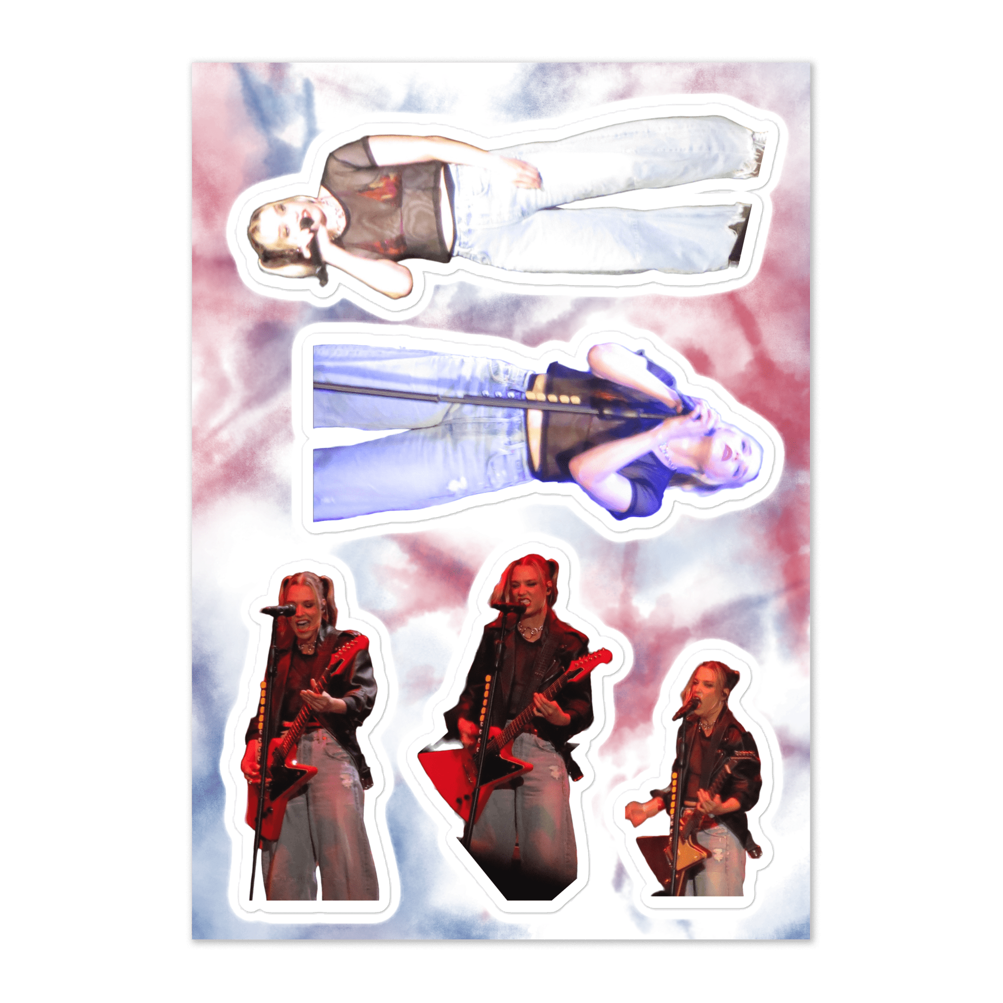 Halestorm Kiss Cut Sticker Sheet - Walmart.com