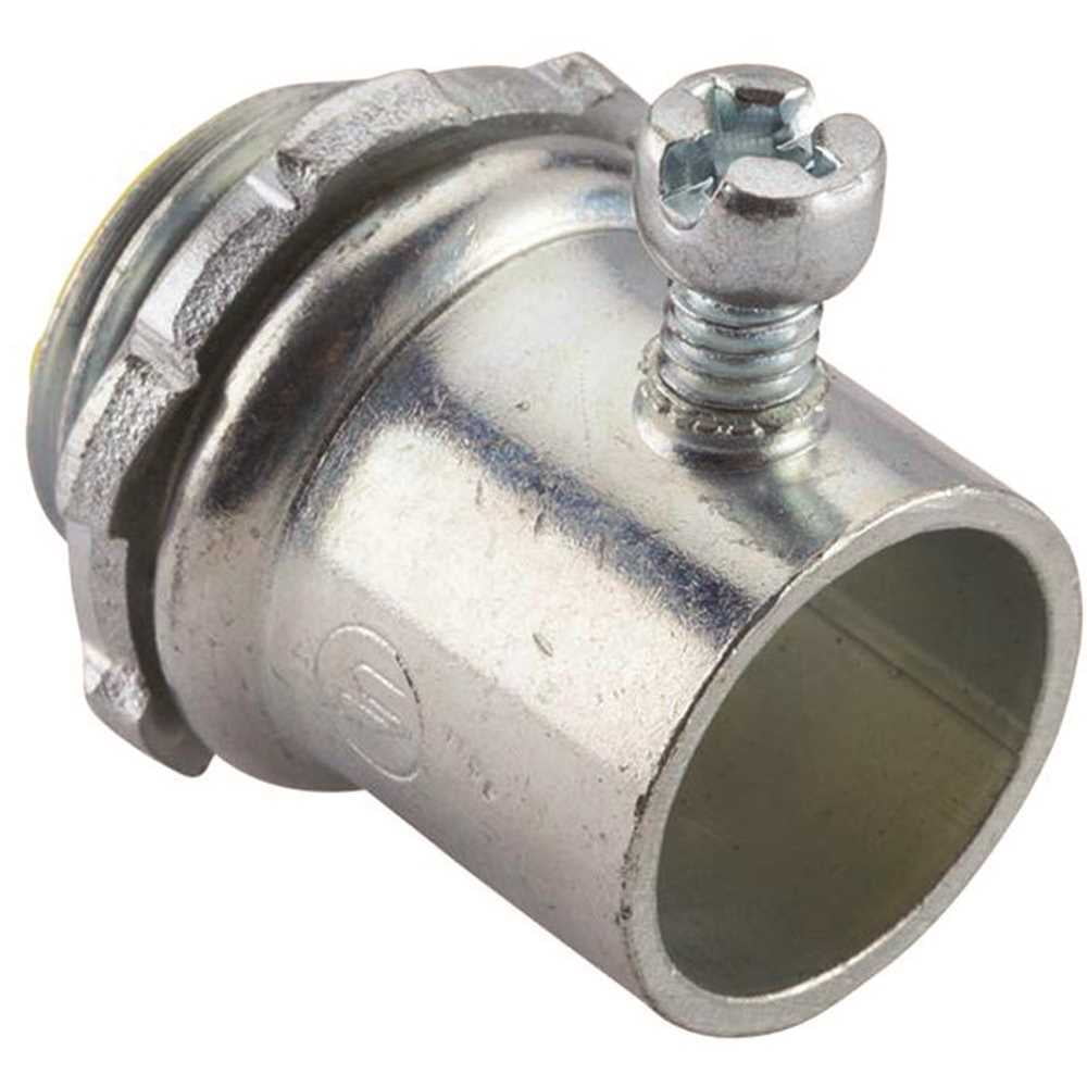 (5-Pk) Halex Screw Connectors Set 1/2 26270 - Walmart.com