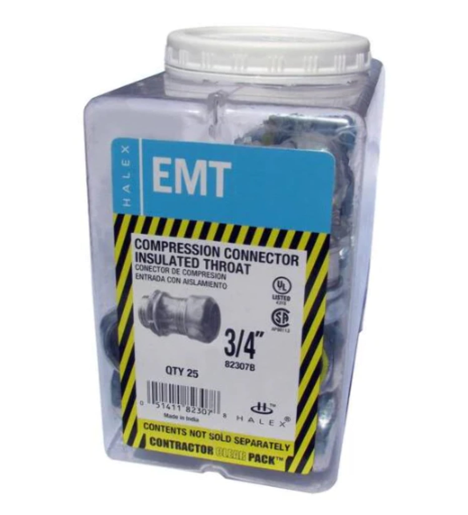 Halex 3/4 in. Electrical Metallic Tube (EMT) Compression Connectors ...