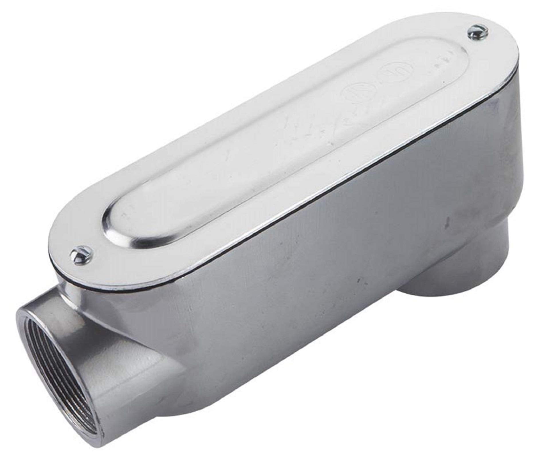 Halex, 3/4 in. Rigid Type LB Threaded Aluminum Conduit Body , 58607, 1 ...