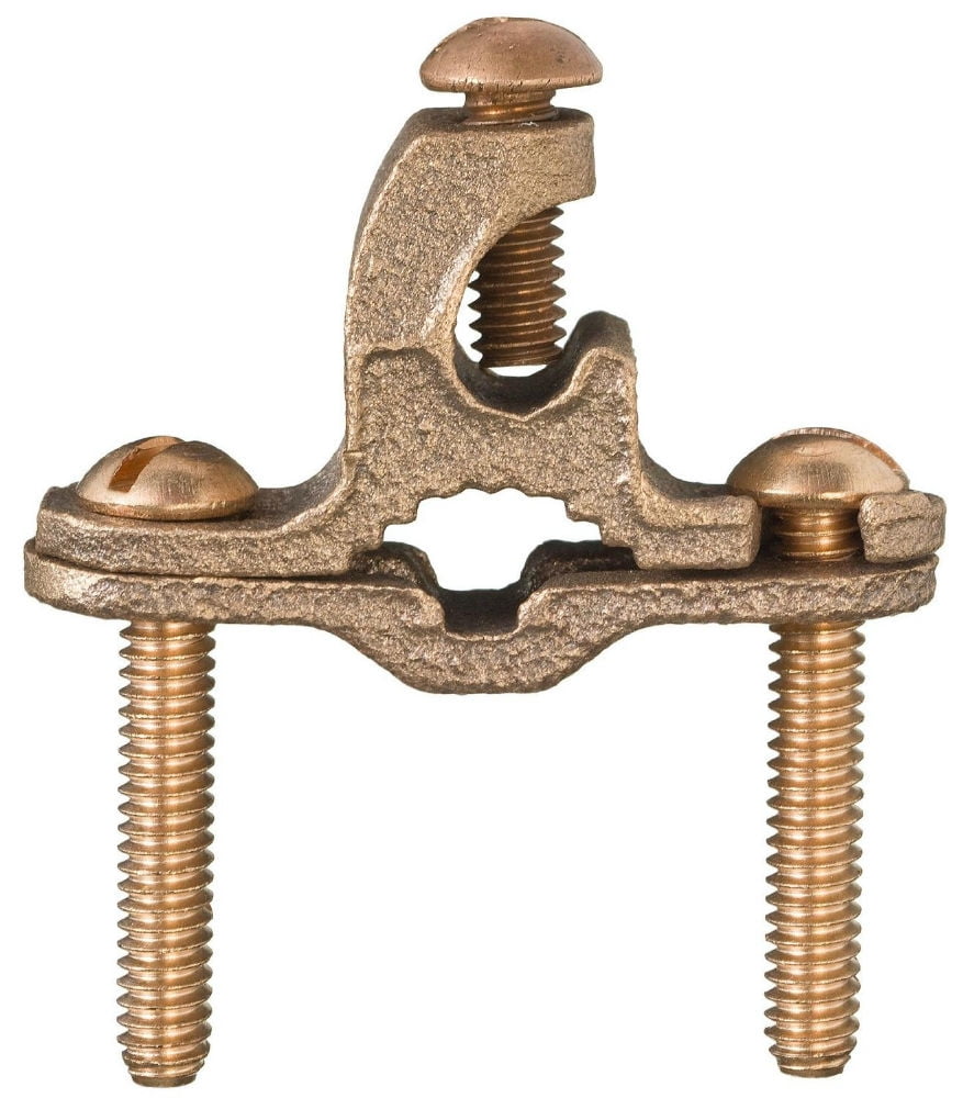 Halex 36910 Bronze Direct Burial Lay-In Ground Clamp, 3/8" - 1", Each ...