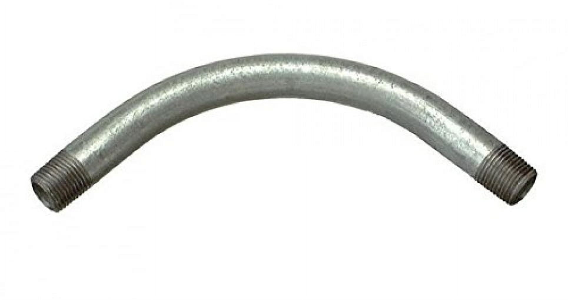 Halex 64120 Rigid Elbow, 90 deg Angle, 2 in, Steel, Galvanized ...