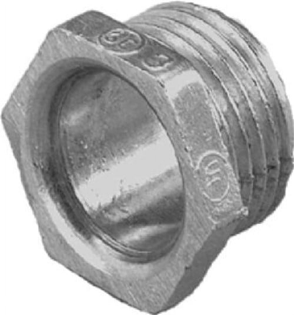 Halex 90701 Conduit Chase Nipple, 1/2 in, Threaded, Zinc - Walmart.com