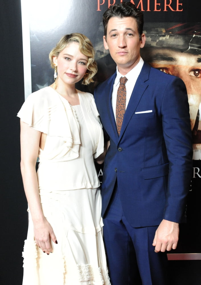 Haley Bennett Miles Teller At Arrivals For Thank You For Your Service ...