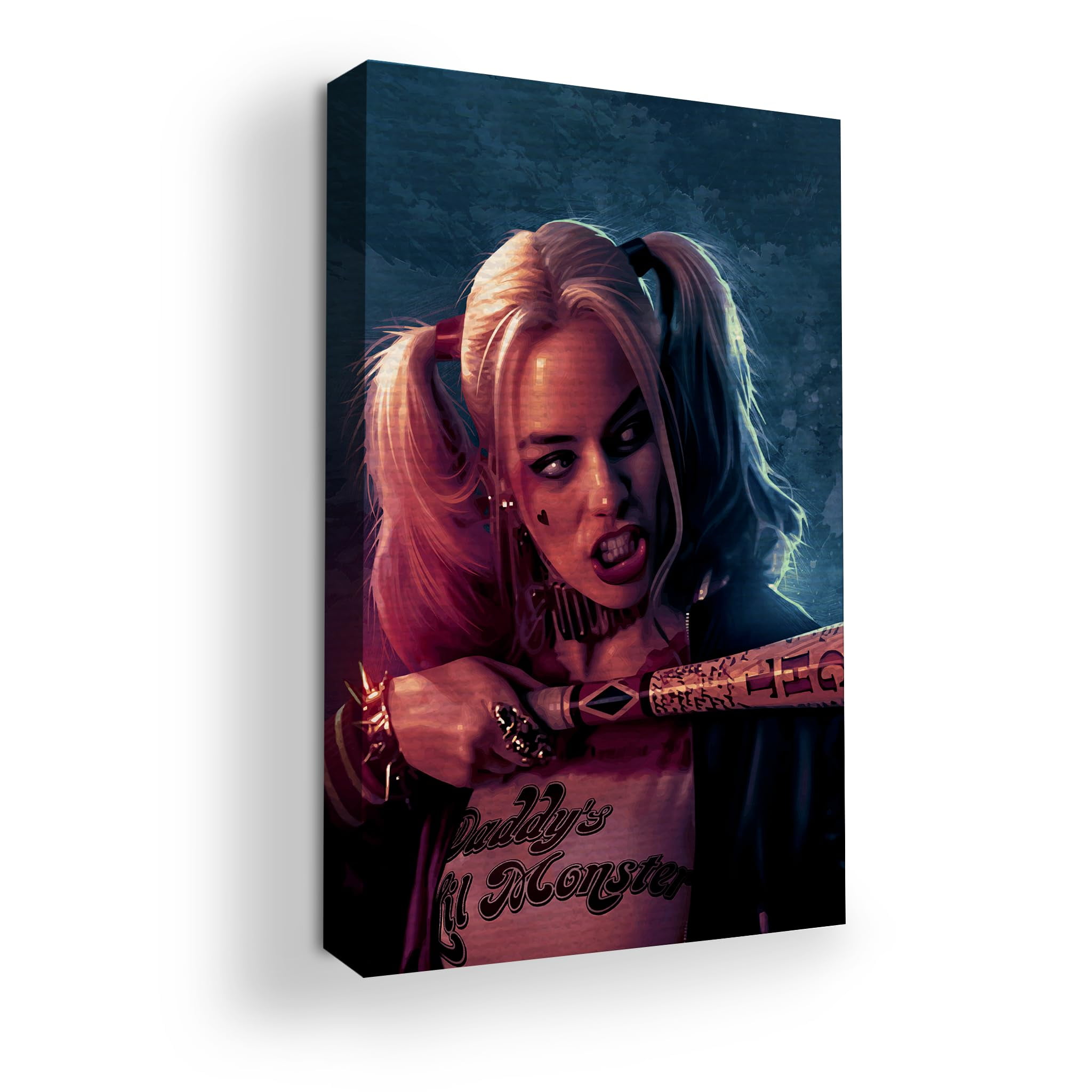 Haley Quin Canvas Wall Art by Mavis Print- 16x20 inches DC Comics Wall ...