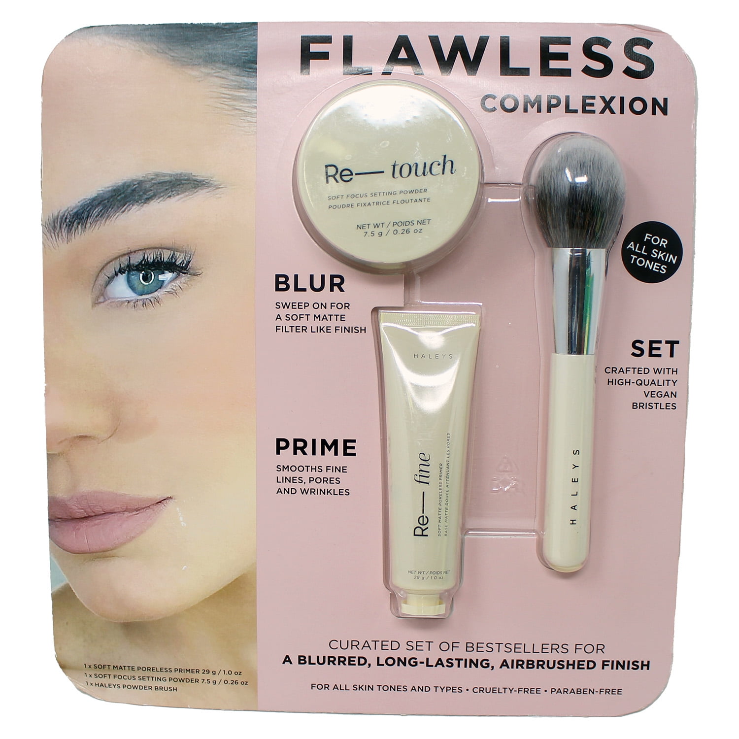 Haleys Flawless Complexion Trio Set - Walmart.com