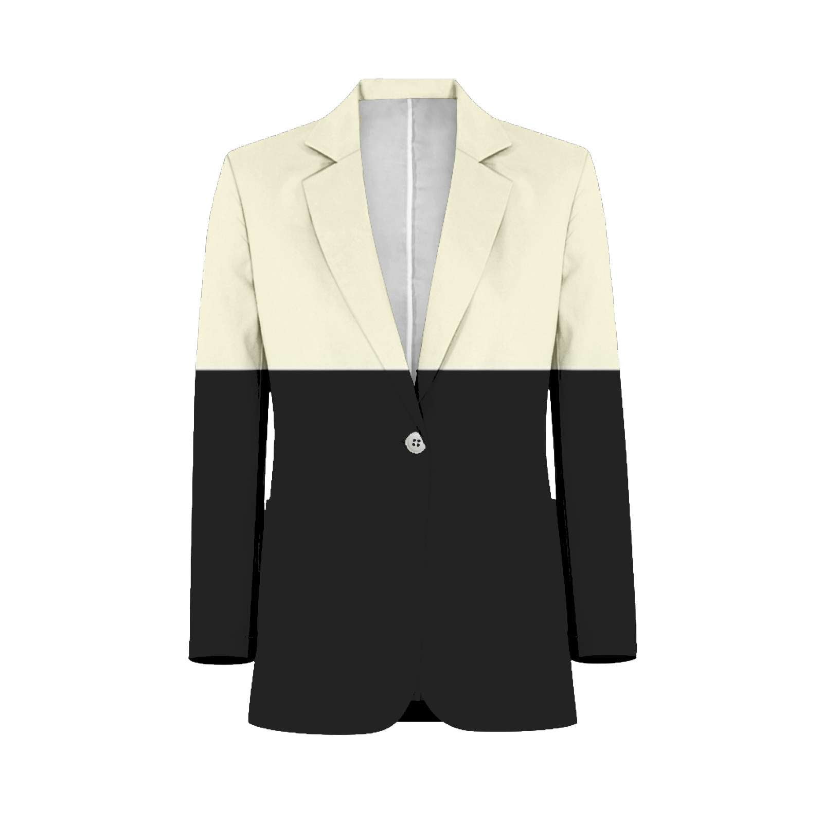 Half Black Half Cream Design Mens Suits Shawl Collar Slim Fit Suit Mens ...