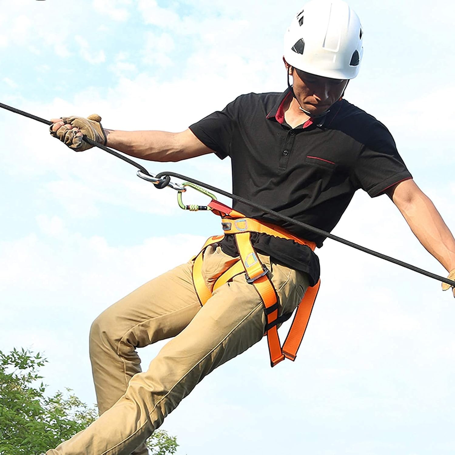 Half Body Safety Belt, Safety Fall Arrest Harness, Waist Hip Protection ...