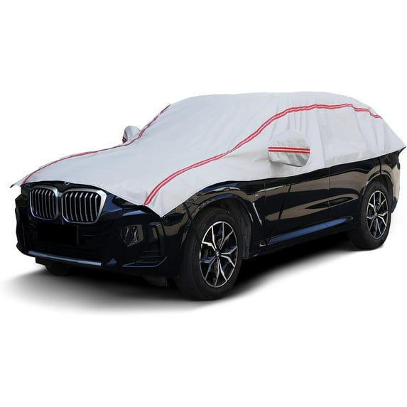 Half Car Cover for Snow, Hail Car Cover with Cotton Liner, Sunroof ...