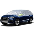 Half Car Cover for Large SUV, Windshield Snow Cover with Side Mirror ...