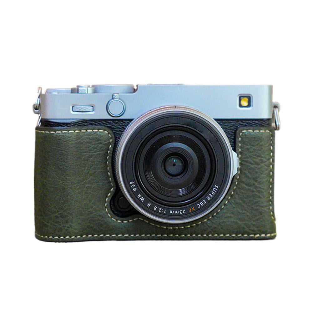 Half Case For Fujifilm X-E5 Leather Insert XE5 Camera Cover Kontice ...