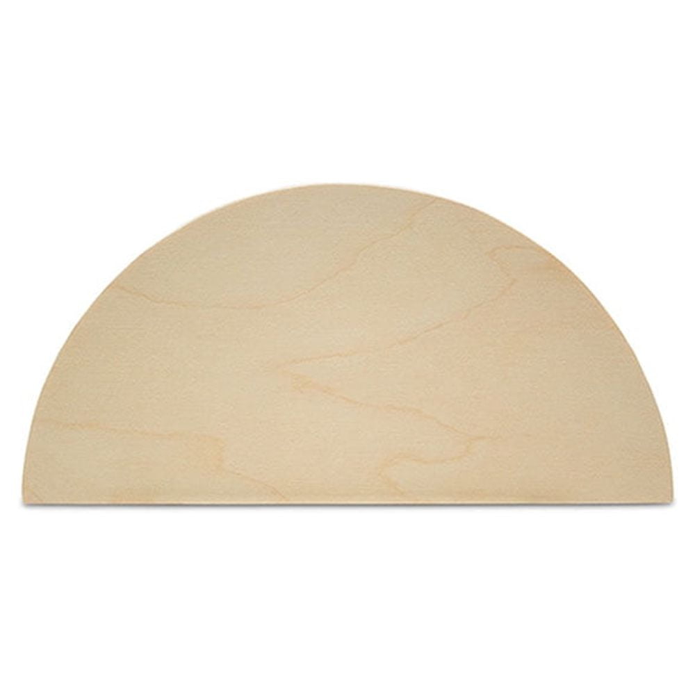 Half Circle Cutouts 4 inch, pack of 50 Semicircle Wooden Cutouts for ...