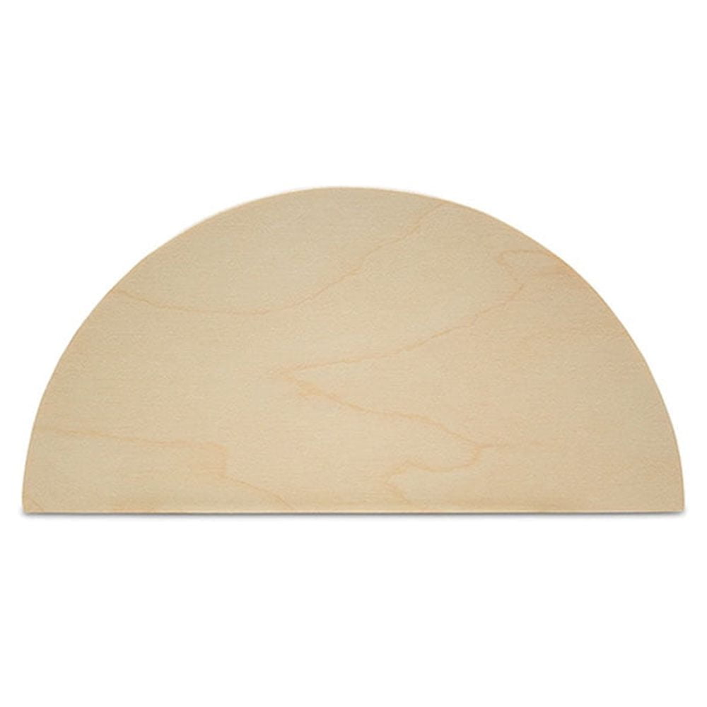 Half Circle Cutouts 6 inch, pack of 10 Semicircle Wooden Cutouts for ...