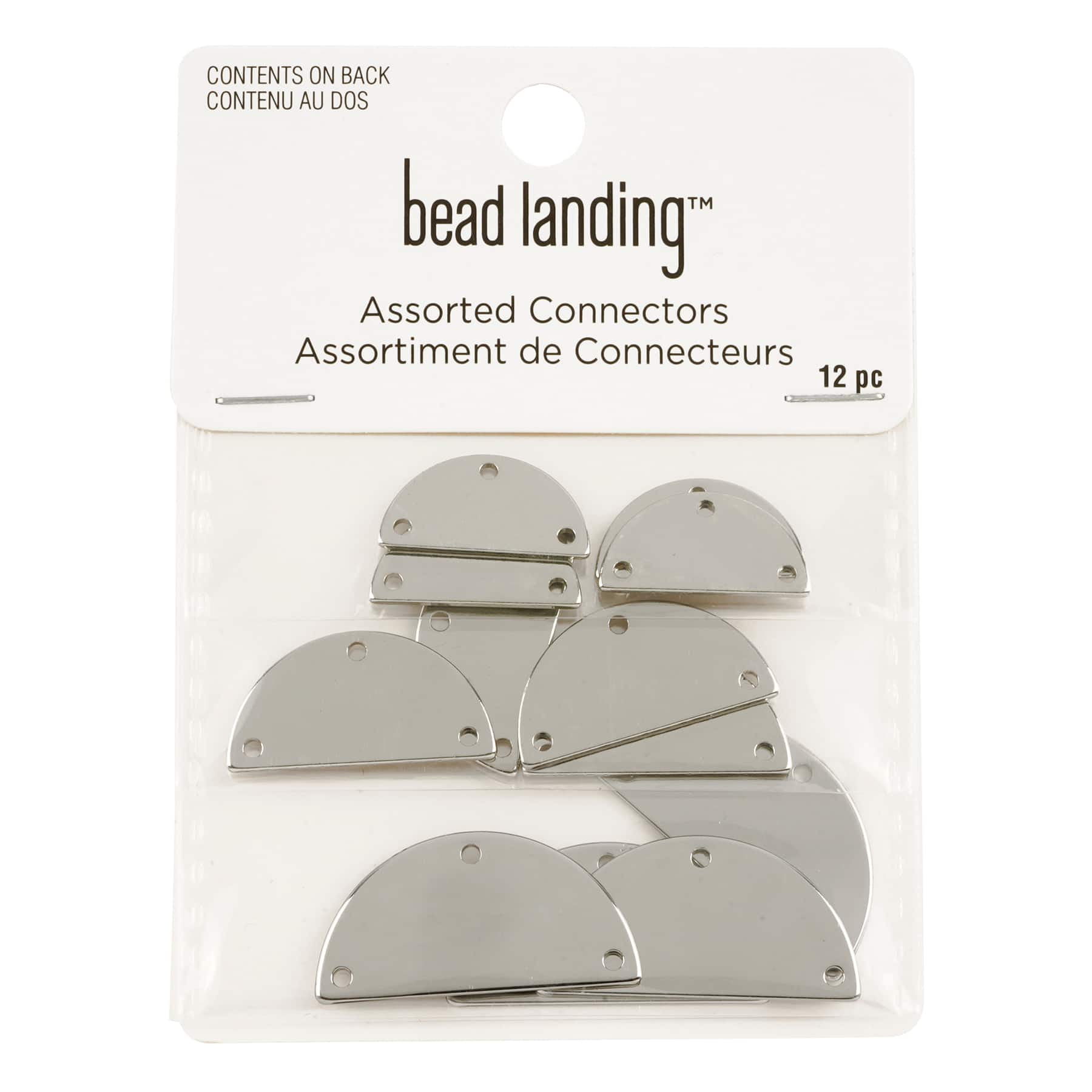 Half Circle Mixed Connectors by Bead Landing™ 12pc - Walmart.com