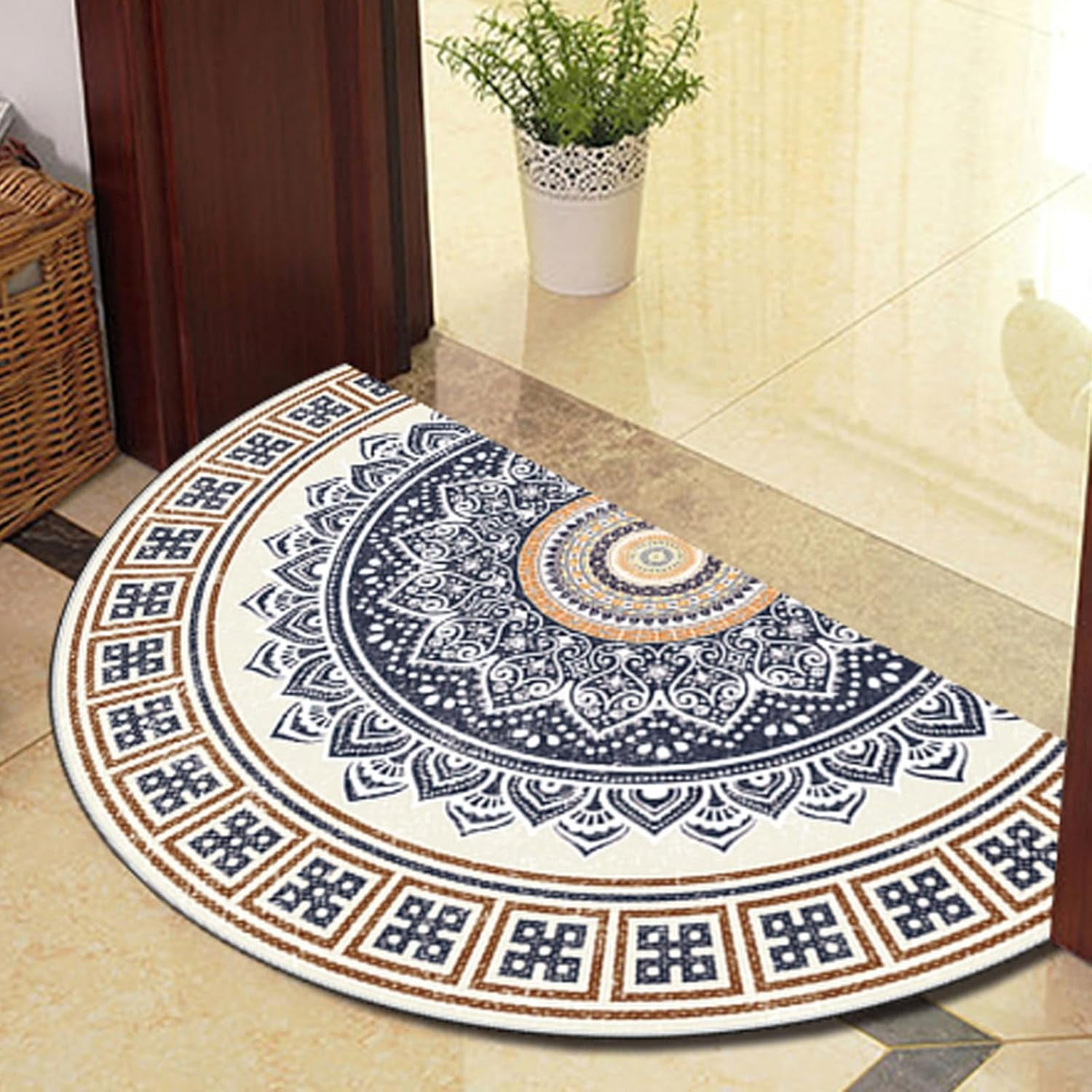 Half Circle Rug Front Personalised Doormats Entrance Door Welcome ...