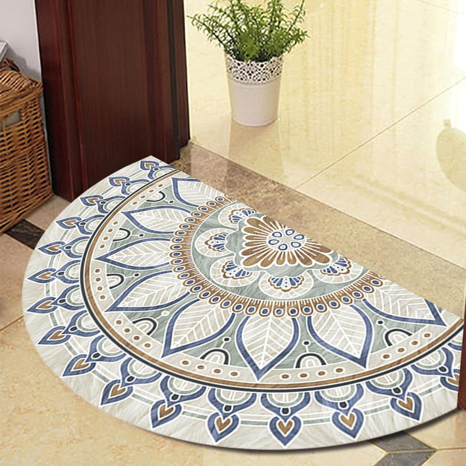 Half Circle Rug Front Personalised Doormats Entrance Door Welcome ...