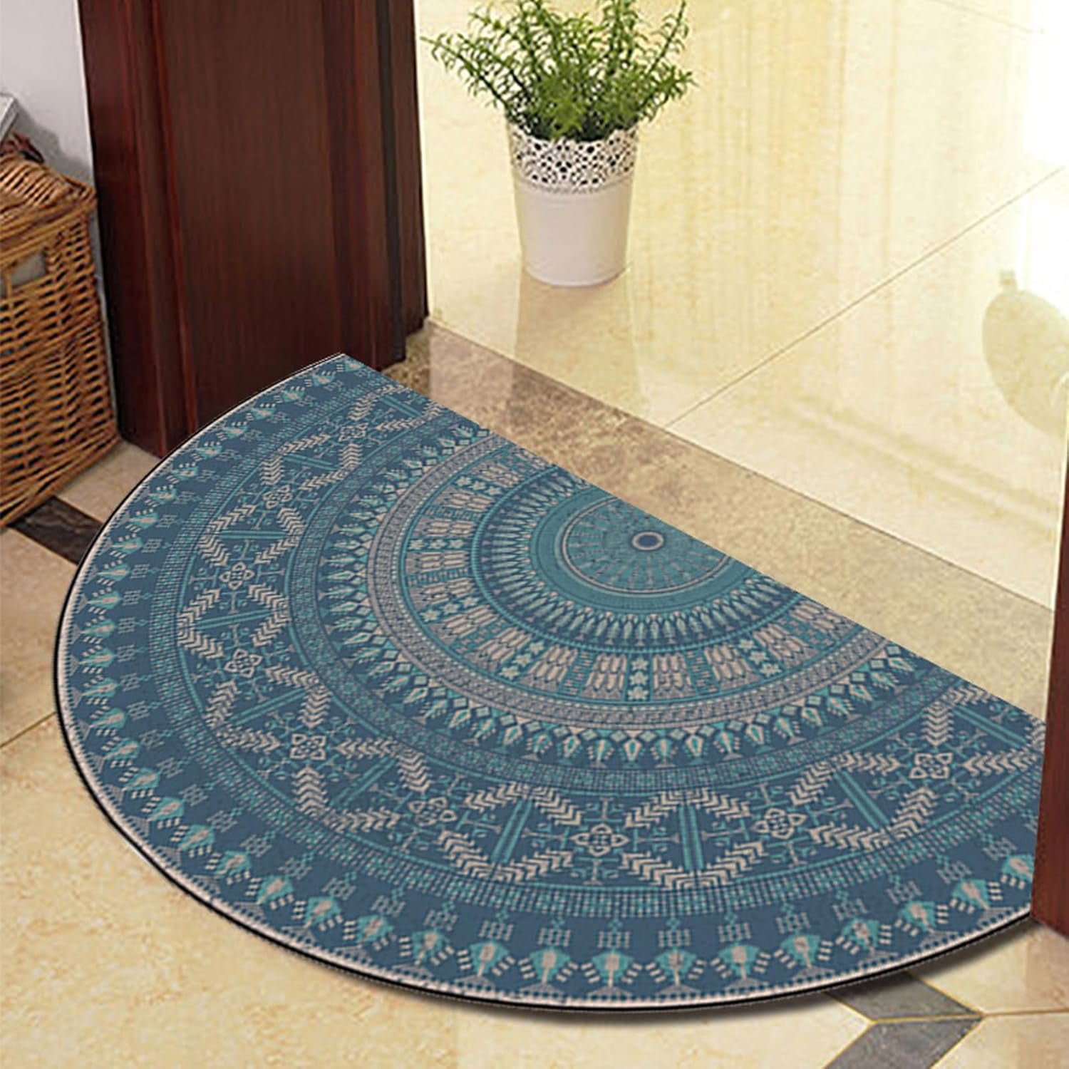 Half Circle Rug Front Personalised Doormats Entrance Door Welcome ...
