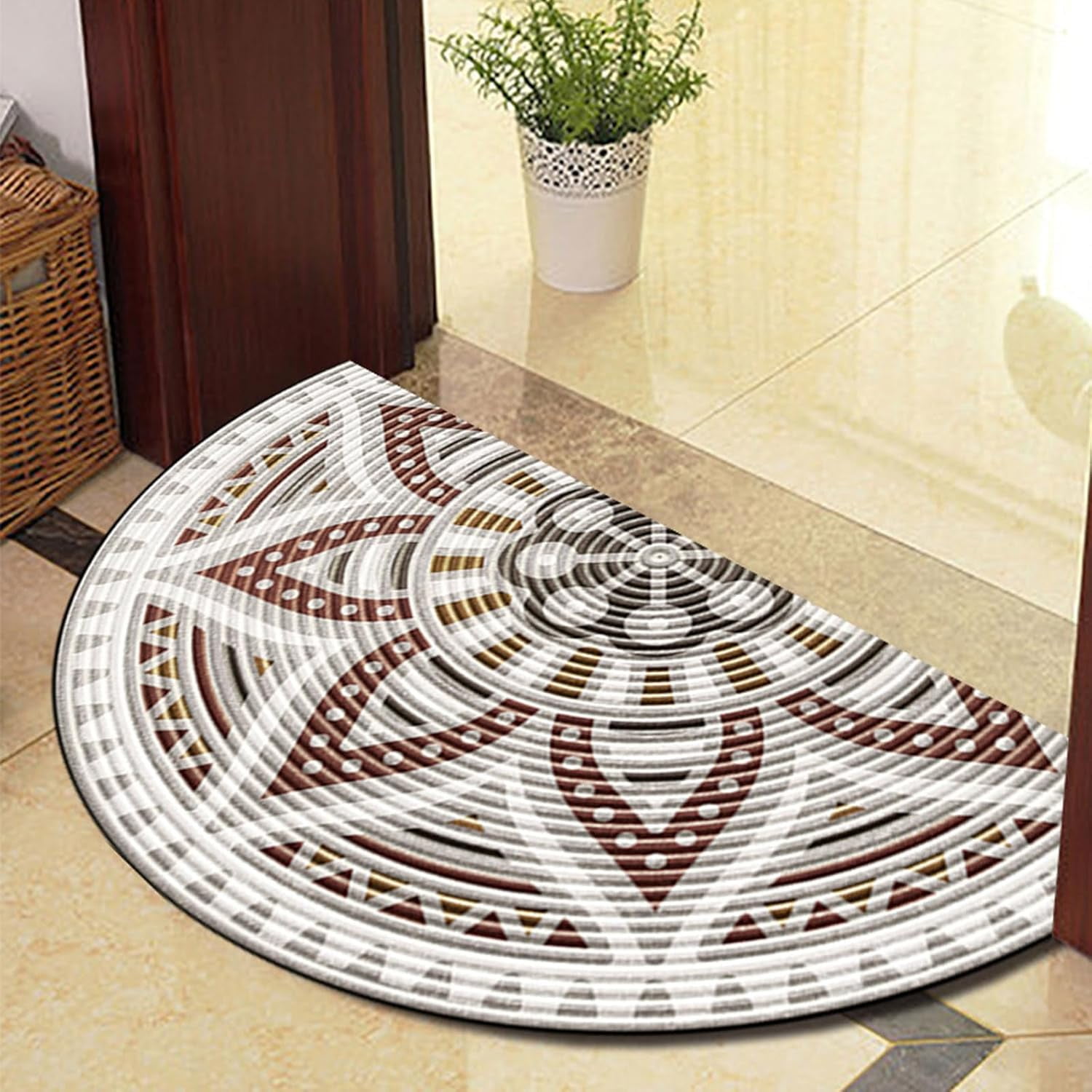 Half Circle Rug Front Personalised Doormats Entrance Door Welcome ...