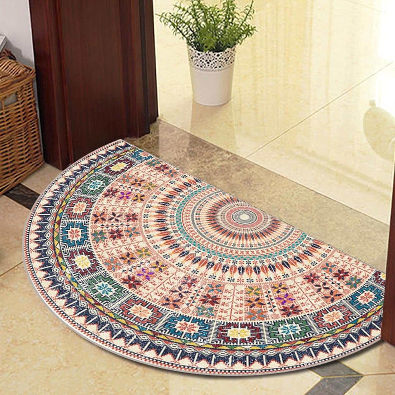 Half Circle Rug Front Personalised Doormats Entrance Door Welcome ...